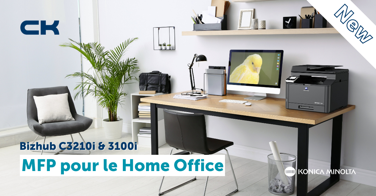 Bizhub C3100i and C3120i, printers for remote work